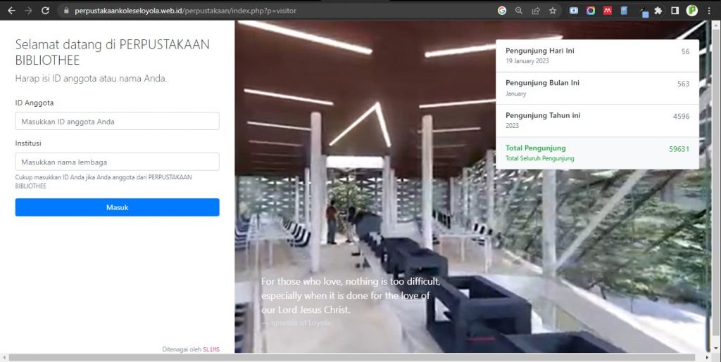 Cara membuat visitor counter dengan keterangan jumlah pengunjung di ...
